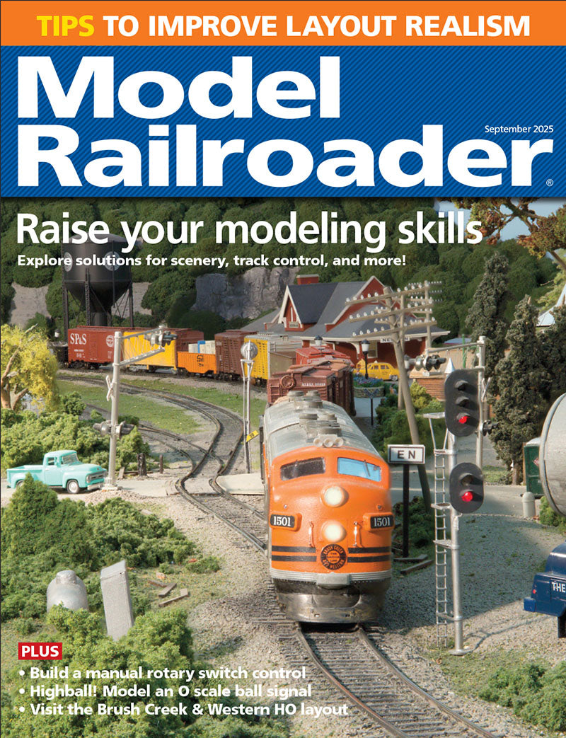Model Railroader September 2025 – Trains.com Store