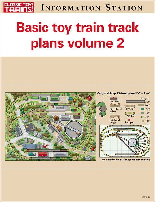 Basic Toy Train Track Plans Vol. 2 – Trains.com Store