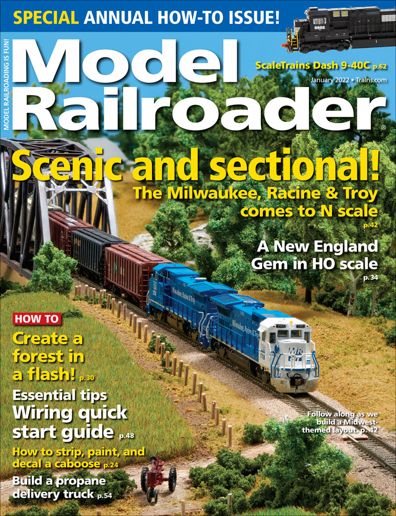 Model Railroader January 2022 – Trains.com Store