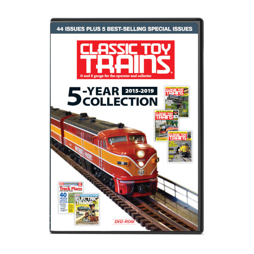 Classic Toy Trains 5-Year Collection 2015-2019 DVD-ROM – Trains.com Store