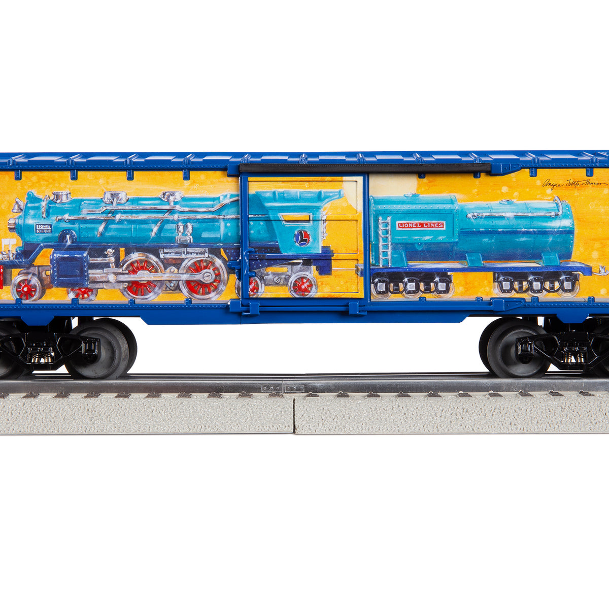 Lionel® Angela Trotta Thomas Blue Comet Boxcar – Trains.com Store