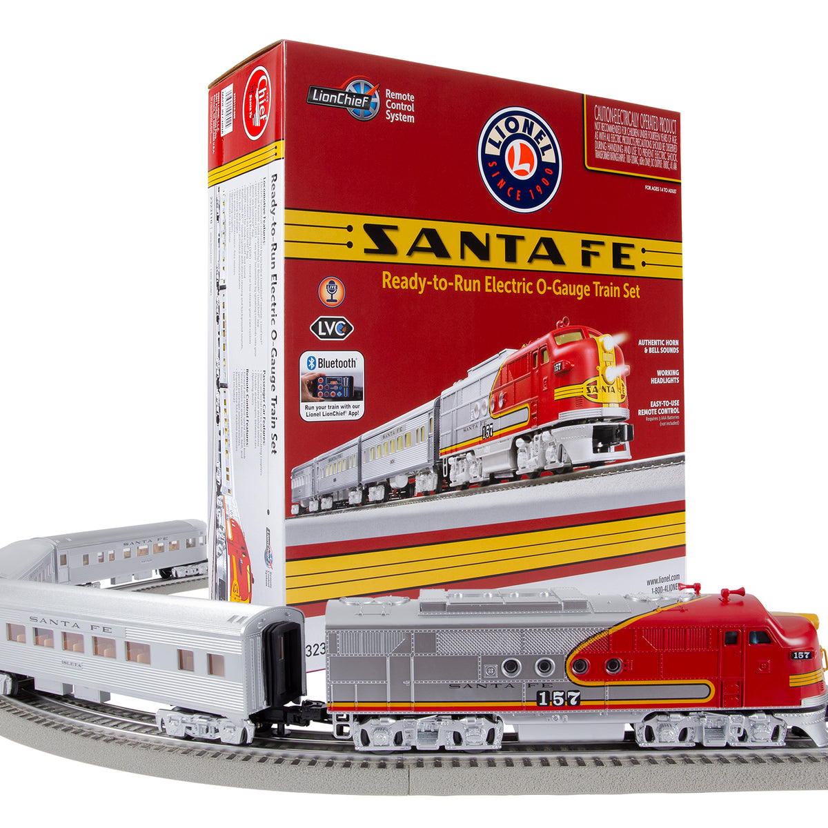 Lionel® Santa Fe Super Chief LionChief Set with Bluetooth 5.0 – Trains ...