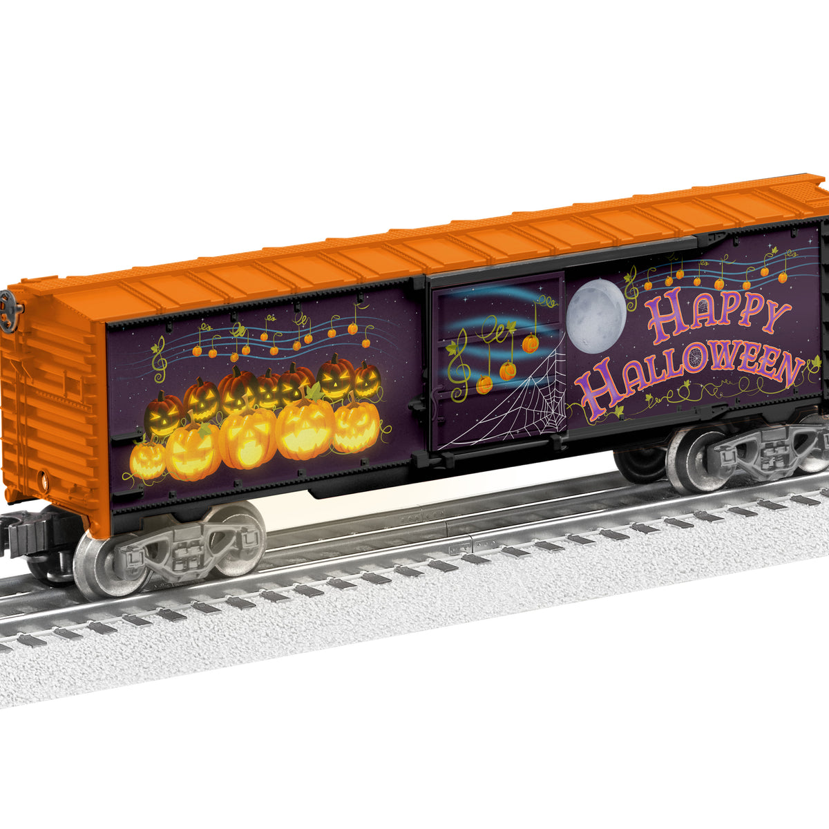 Lionel® Halloween Spooky Sounds Illuminated Boxcar – Trains.com Store