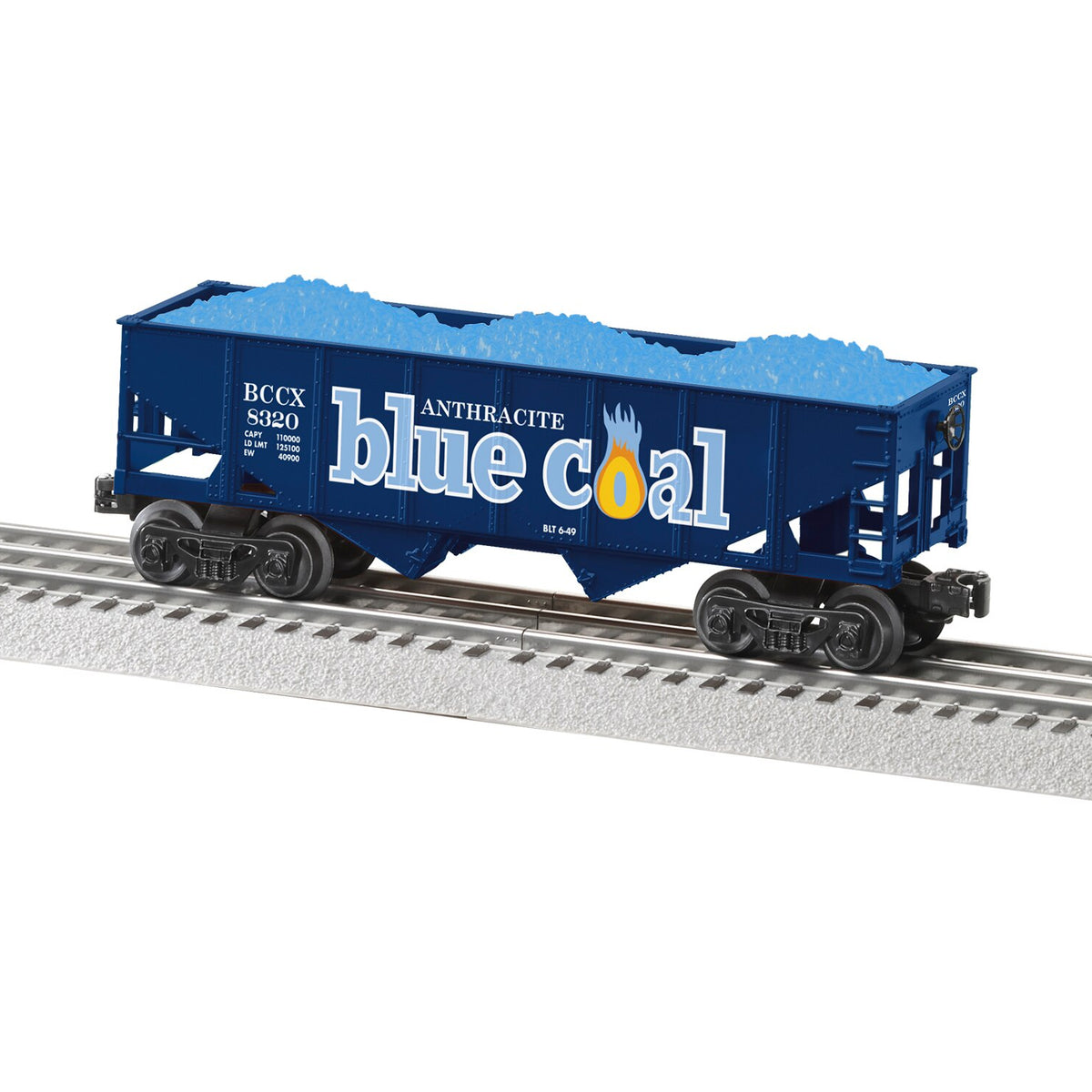 Lionel® Blue Coal Co. Hopper with Coal Load #8320 – Trains.com Store