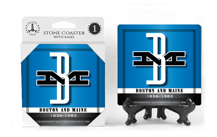 Boston & Maine Blue Coaster – Trains.com Store Boston & Maine Blue Coaster – Trains.com Store