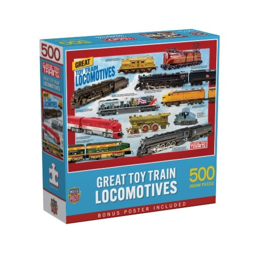Great Toy Train Locomotives Puzzle – Trains.com Store