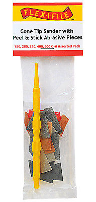 Cone Tip Sander w/ Peel & Stick Abrasive Pieces – Trains.com Store