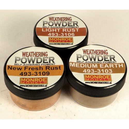 Rust & Dust Weathering Powder Set - 3pk – Trains.com Store