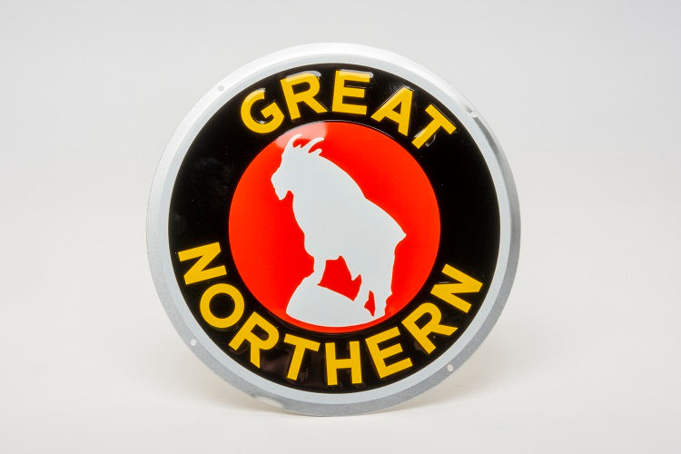 Great Northern Metal Sign – Trains.com Store
