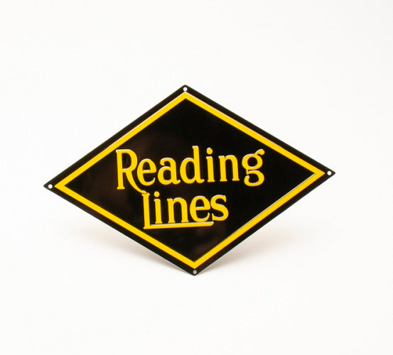 Reading Lines Metal Sign – Trains.com Store