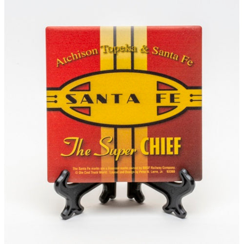 Santa Fe Warbonnet Stone Coaster – Trains.com Store