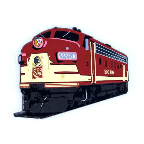 Soo Line 2225-A F7 Locomotive Pin – Trains.com Store