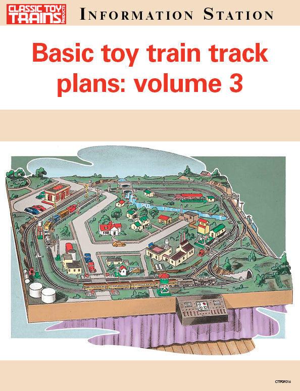 Basic Toy Train Track Plans Vol. 3 – Trains.com Store