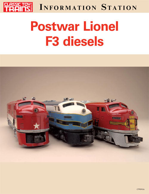 Postwar Lionel F3 Diesels – Trains.com Store