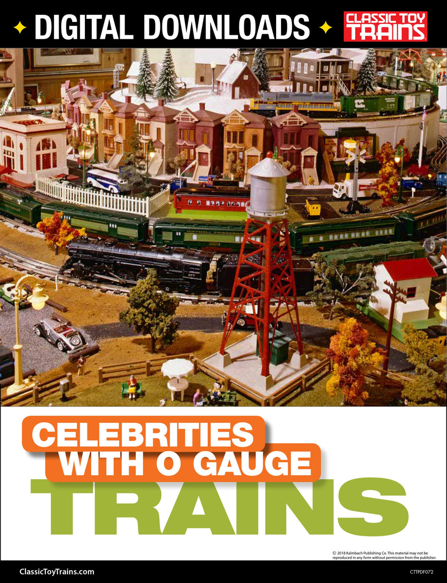 Celebrities with O Gauge Trains – Trains.com Store