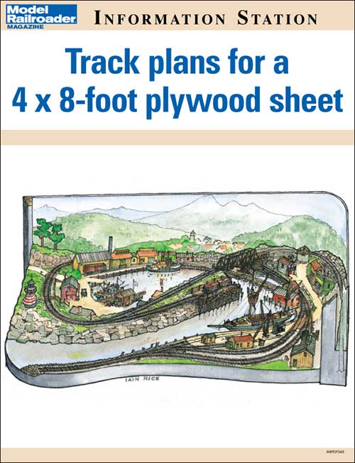 Track plans for a 4x8-foot plywood sheet – Trains.com Store