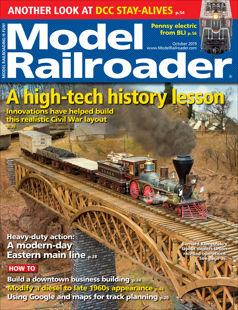 Model Railroader October 2019 – Trains.com Store