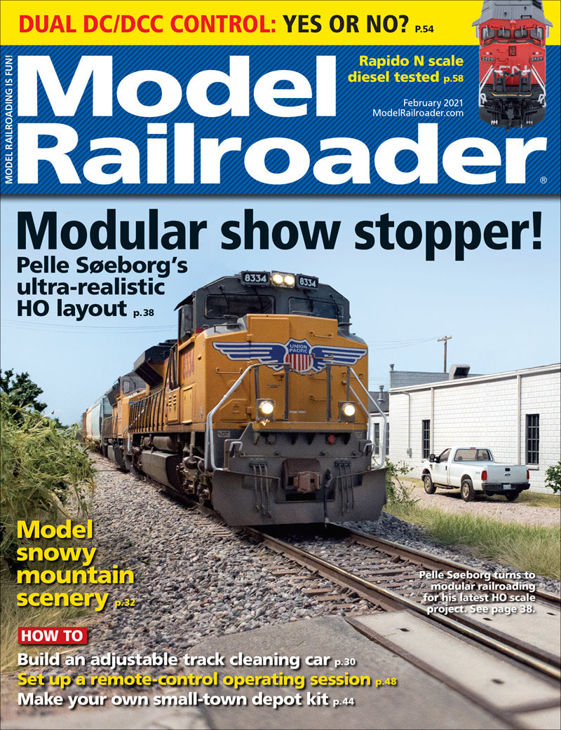 Model Railroader February 2021 – Trains.com Store