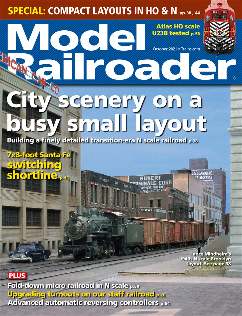 Model Railroader October 2021 – Trains.com Store